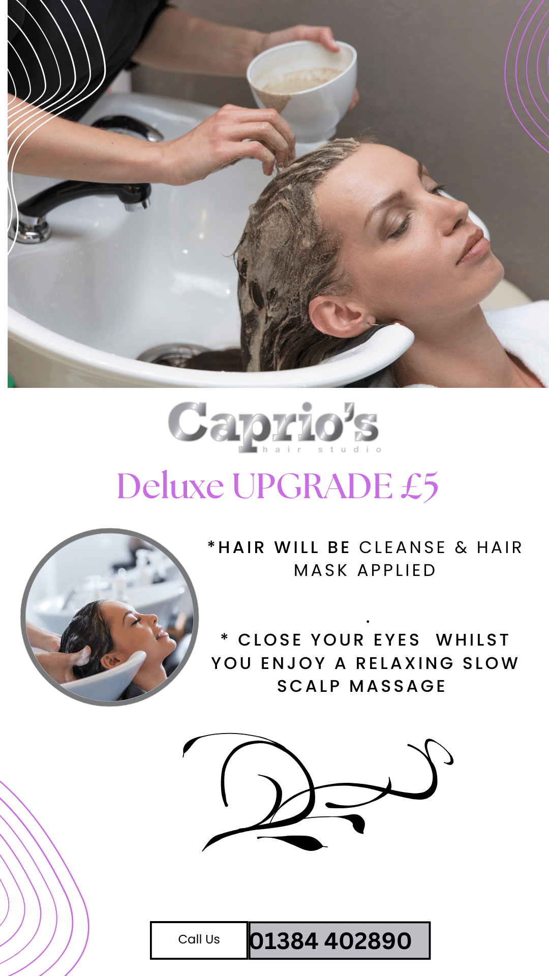 UPGRADE your next salon visit for just £5 | Caprio's Hair Studio